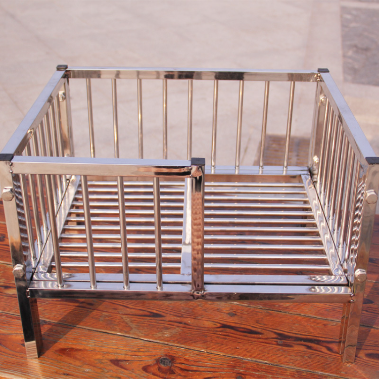 Buy Wholesale China Heavy Duty Stainless Steel Metal Dog Cage Kennel ...