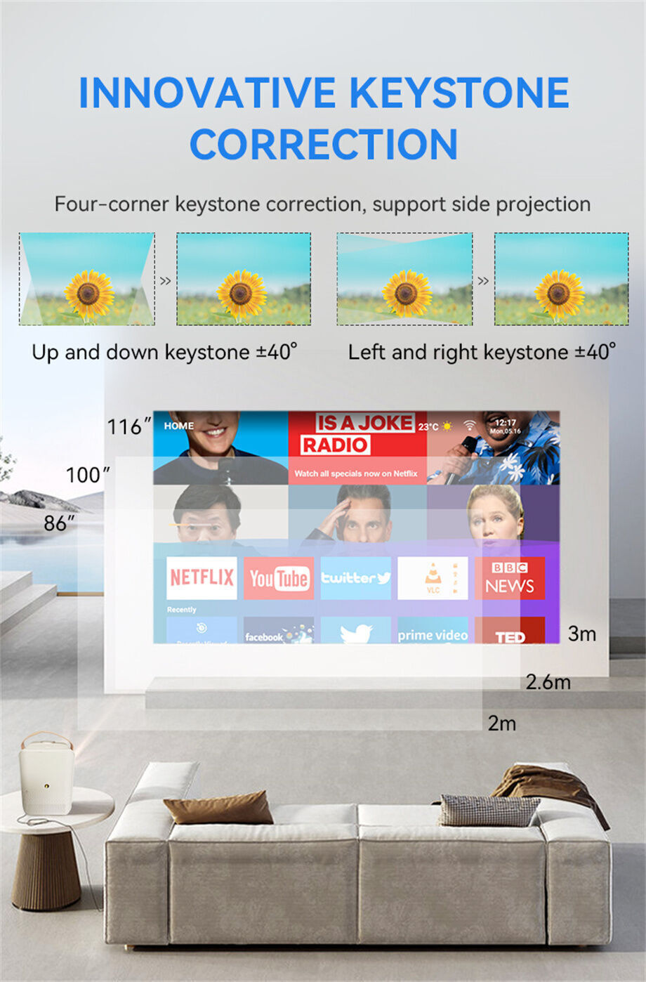 Buy Wholesale China Sainyer X8-d Smart Android Wireless 4k Lcd Video ...