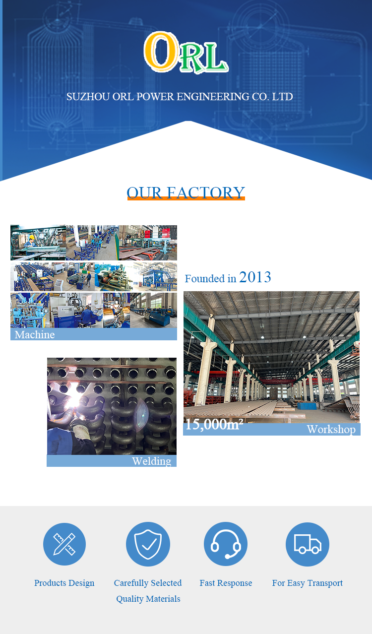Orl Supply Industry Steam Boiler Spare Parts Tubular Air Preheater ...