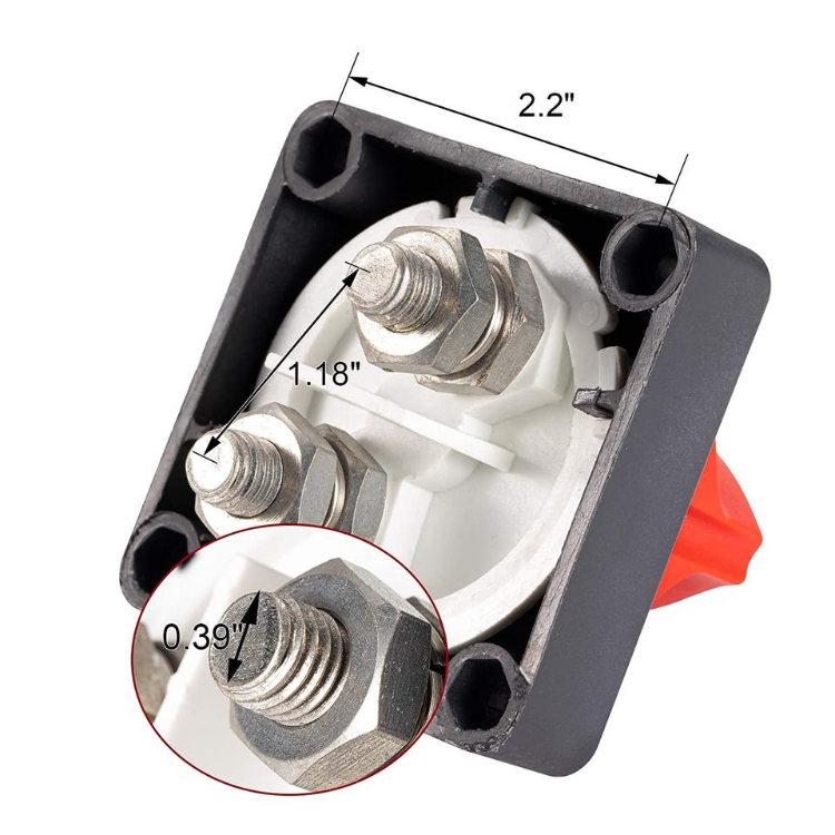 Npe Battery Disconnect Switch 12v 24v 48v Master Isolator Cut Off ...