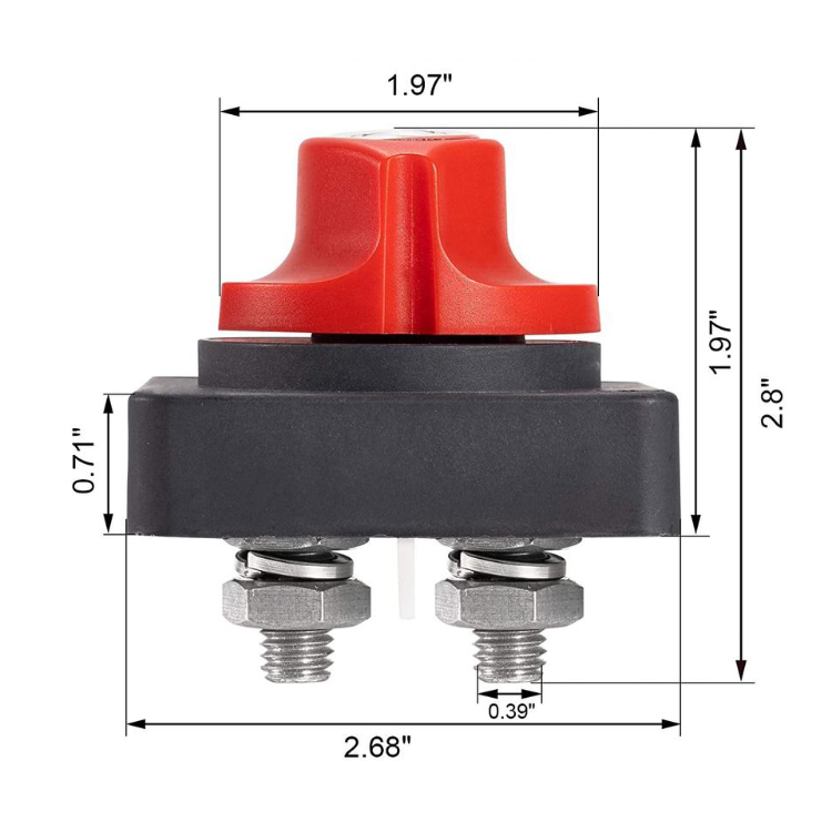 Npe Battery Disconnect Switch 12v 24v 48v Master Isolator Cut Off ...