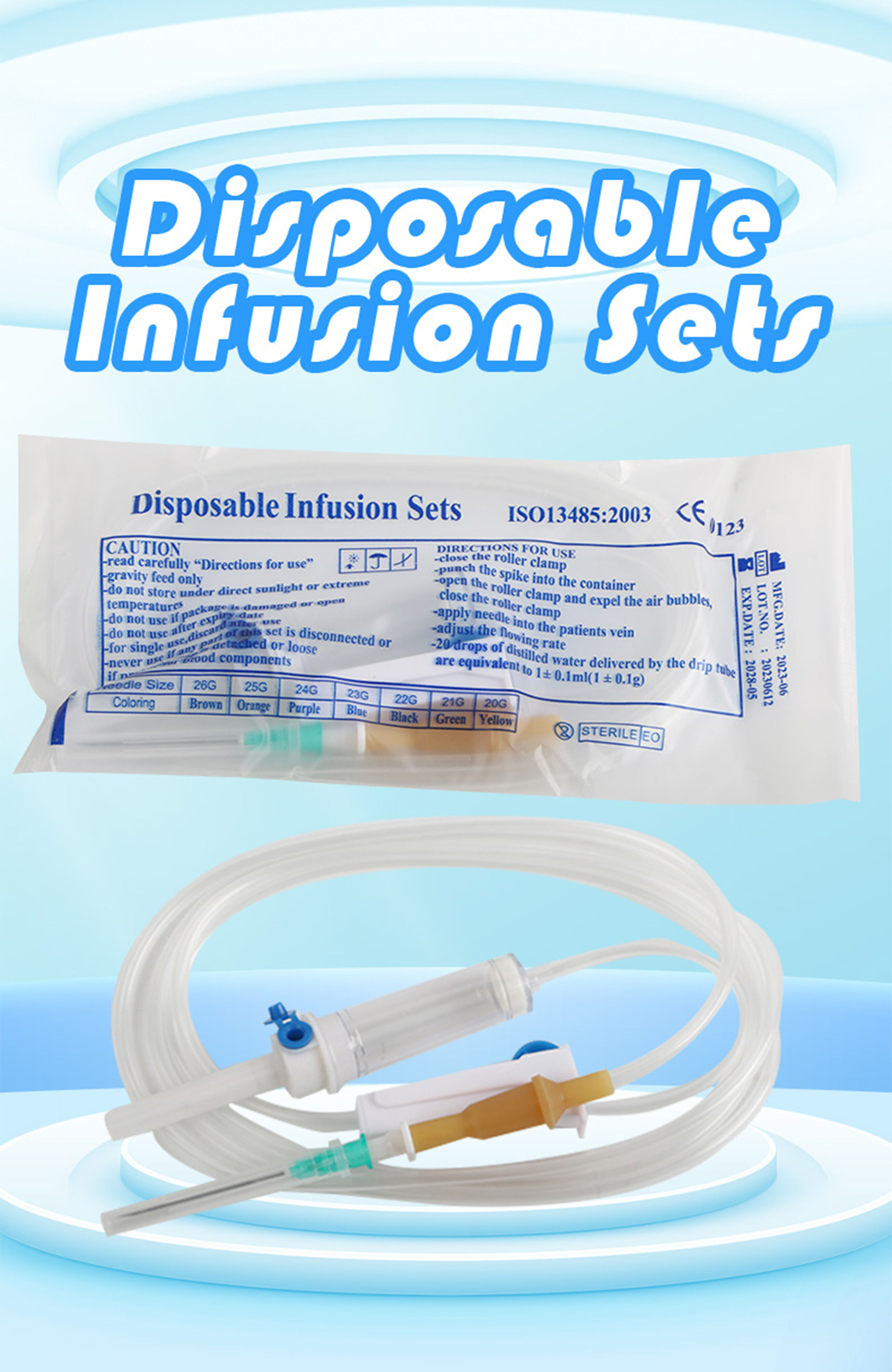 Buy Wholesale China 2023 Best Medical Disposable Infusion Set With Luer ...