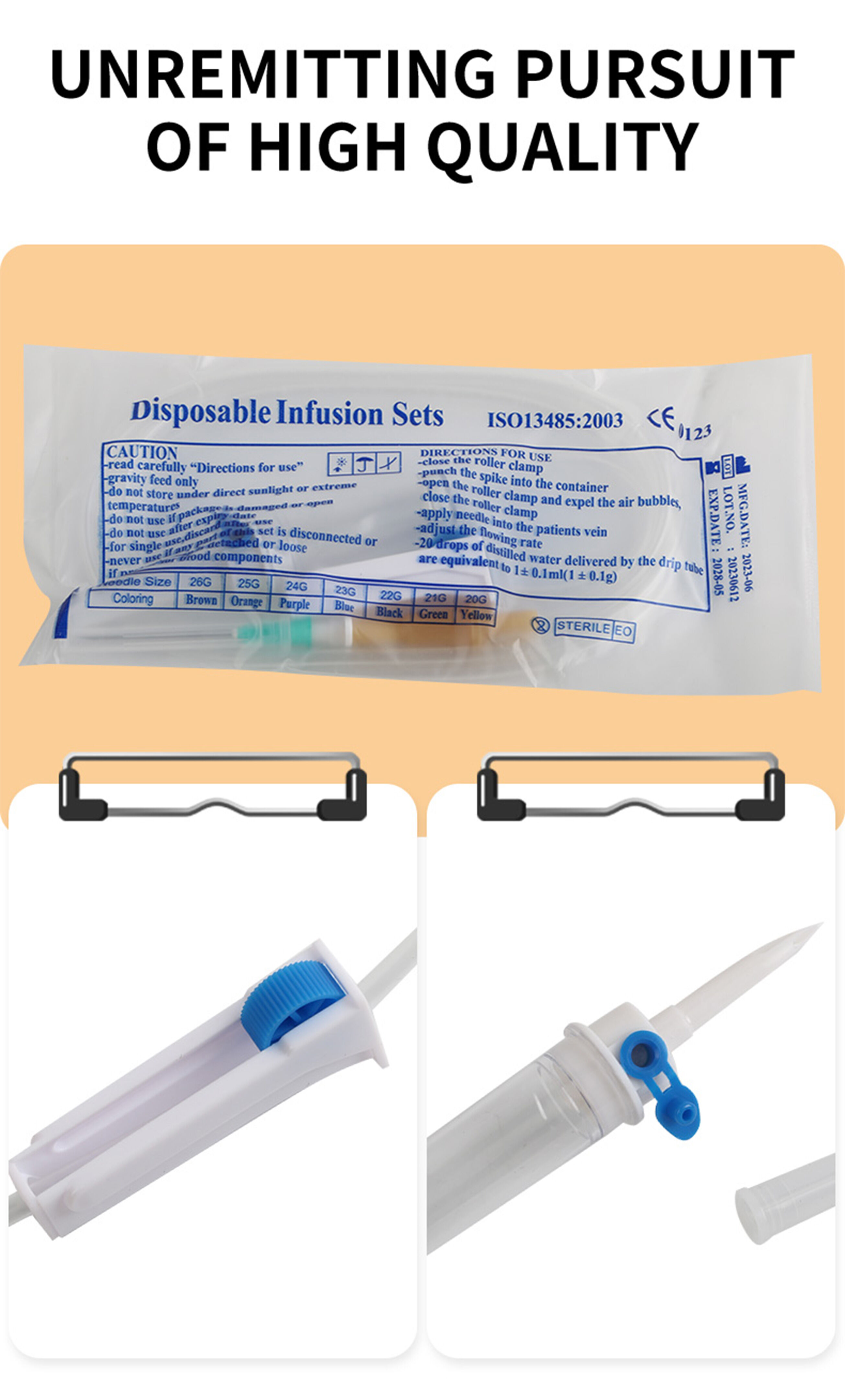 Buy Wholesale China 2023 Best Medical Disposable Infusion Set With Luer ...