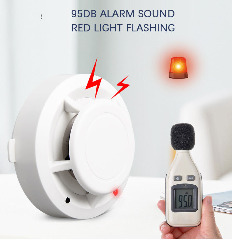 Kerui Wireless Standalone Smoke Detector Independent Fire Alarm Loud ...