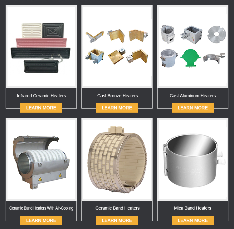 Cast Aluminum Band Plate Heaters For Plastic Machines Extrusion 220v ...