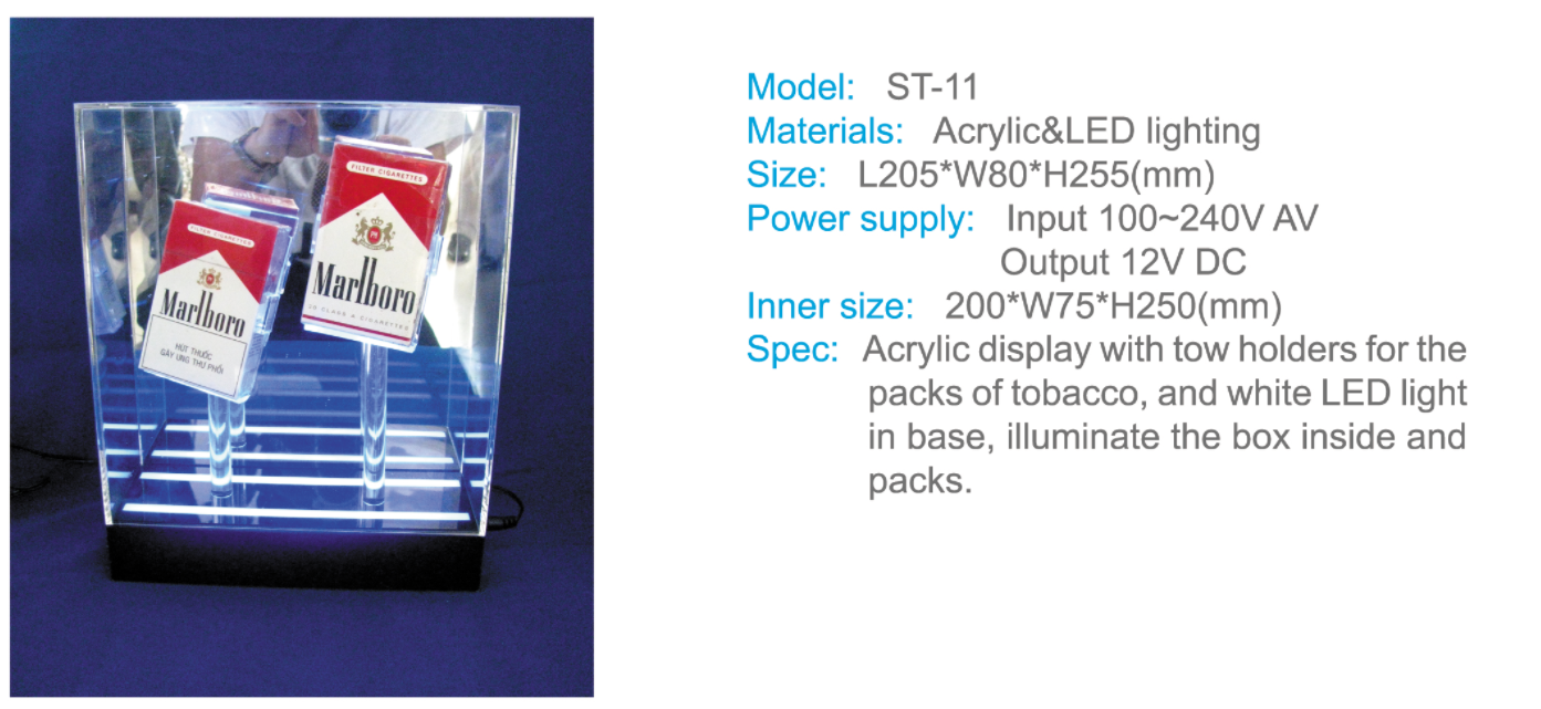 Buy Wholesale China China Customized Tobacco Display Sc-st-11 Led ...