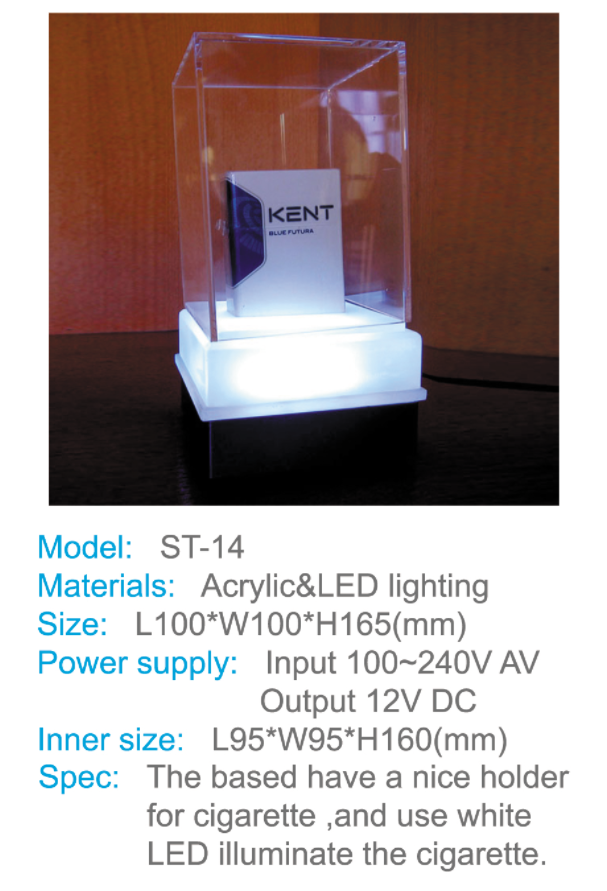2023 Customized Tobacco Display Sc-st-14 Led Display Led Light Box ...