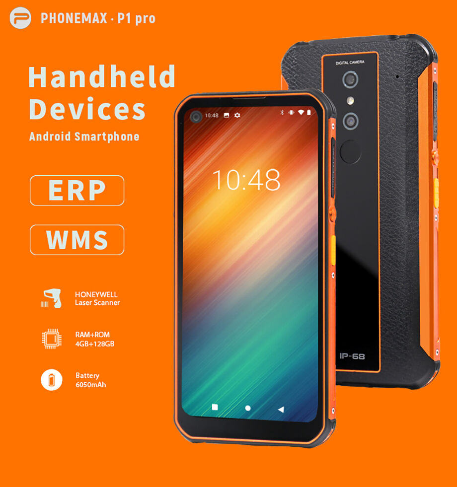 6.35 Inch Rugged Smartphone 4gb+128gb Honeywell Barcode Scanner Android ...