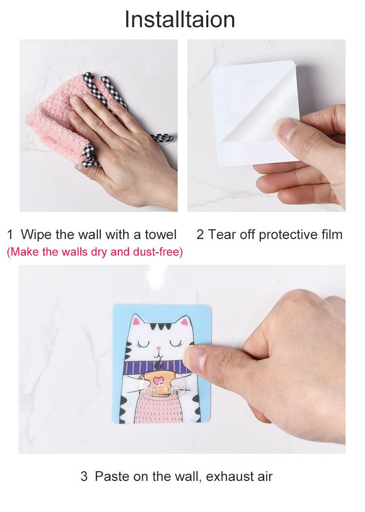 Bulk Buy China Wholesale Transparent Self-adhesive Hook Punch-free ...