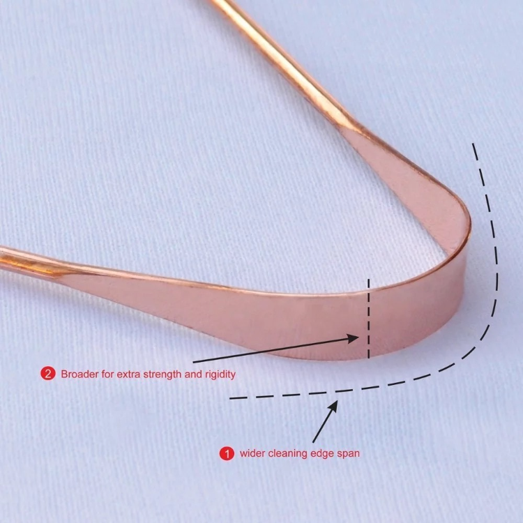 Buy Wholesale British Indian Ocean Territory Pure Copper Tongue Scraper ...