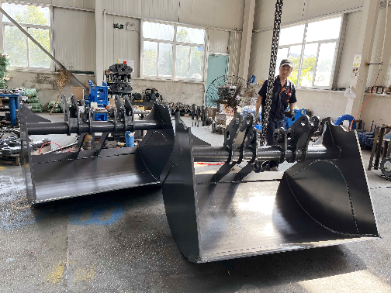 Homie New Shell Bucket Hydraulic Grab Excavator Shell Grab For Soil ...