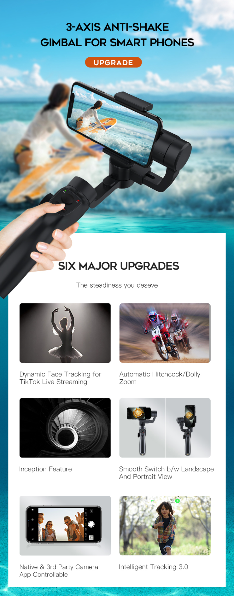 Gimbal Stabilizer For Isteady Mobile Plus Smartphone With Motion ...