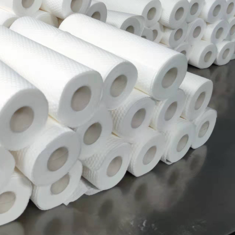 Free Sample Customized Logo Reusable Kitchen Paper Towel Roll For ...