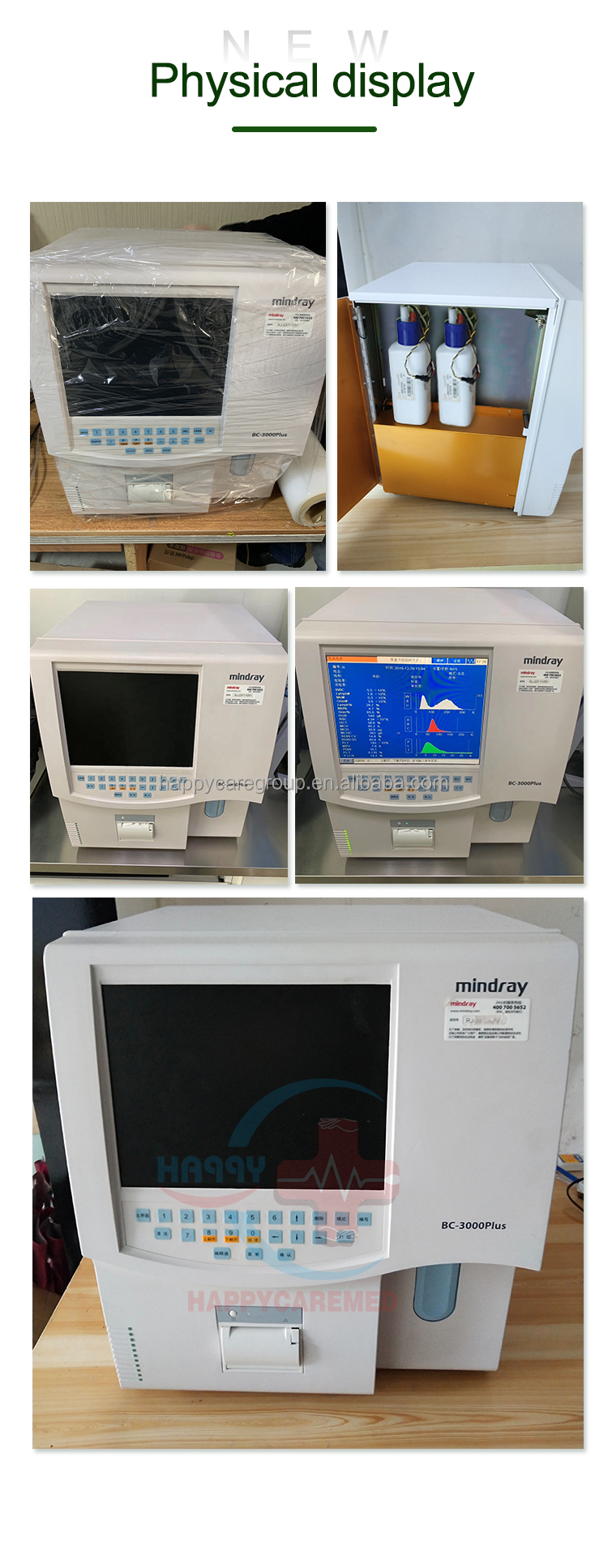 Bulk Buy China Wholesale Mindray Bc 3000 Plus Used Hematology Analyzer 3 Part Laboratory Blood ...