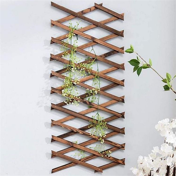 Garden Wall Decor Wood Lattice Wall Planter Expandable Hanging Wooden ...