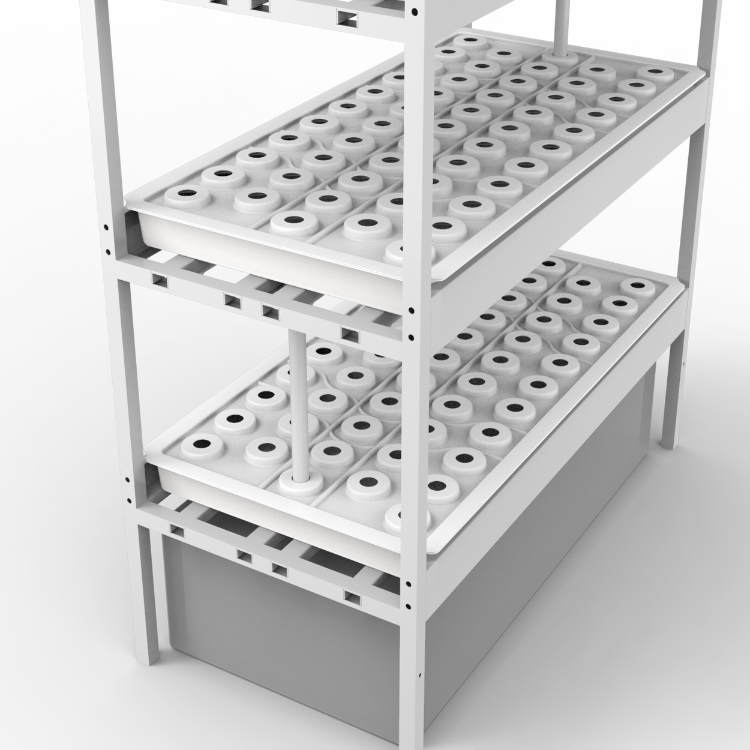 Factory Direct 4 Tier Cultivation Rack Systems With Lights Trays For ...