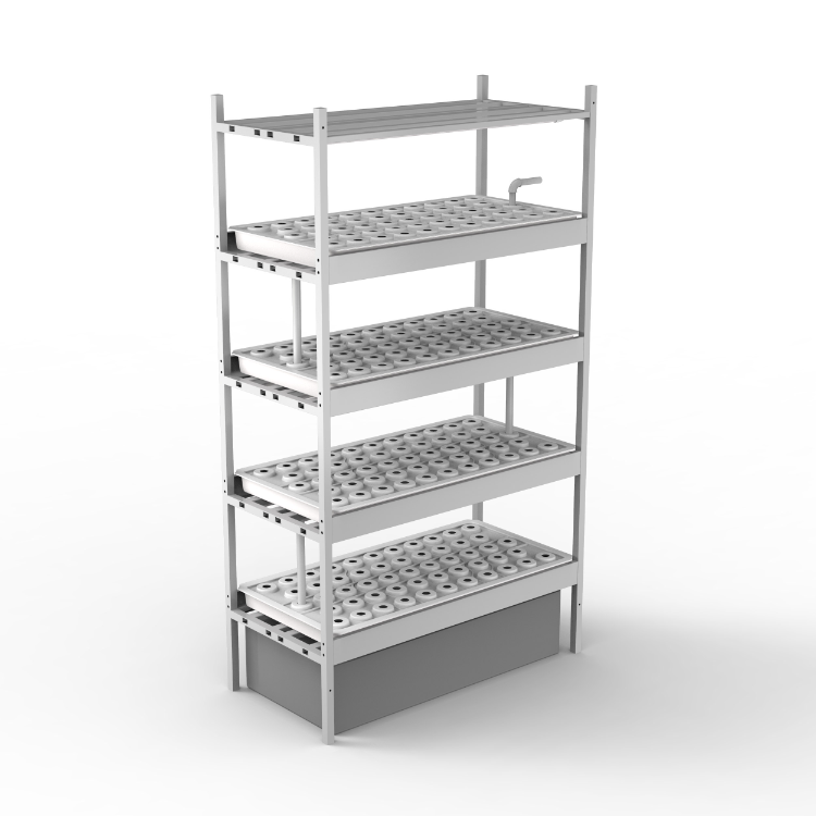 Factory Direct 4 Tier Cultivation Rack Systems With Lights Trays For ...