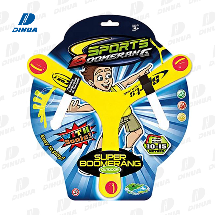 Three Wing Boomerang Toy With Whistle Outdoor Sports Game Boomerang Fly ...