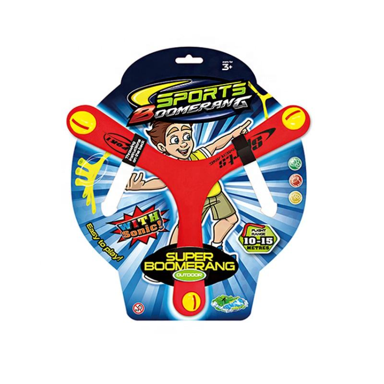 Three Wing Boomerang Toy With Whistle Outdoor Sports Game Boomerang Fly ...