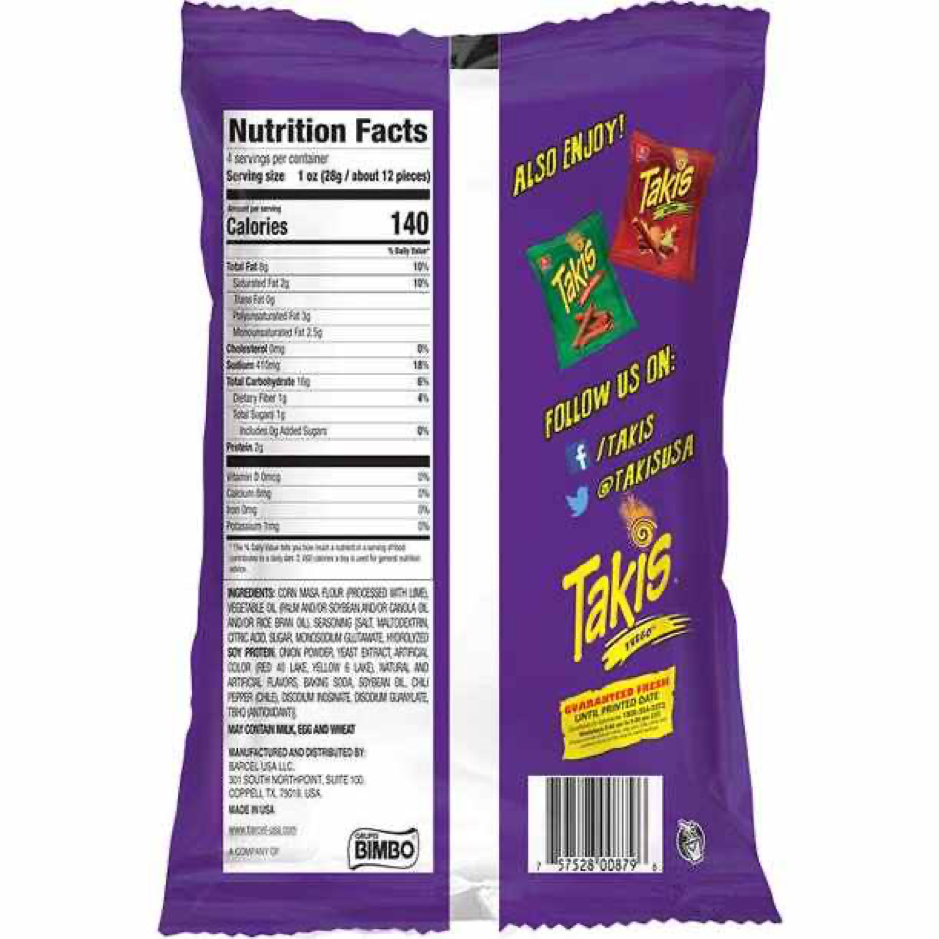 Buy Wholesale Netherlands Takis Hot Chili Pepper And Lime Tortilla ...