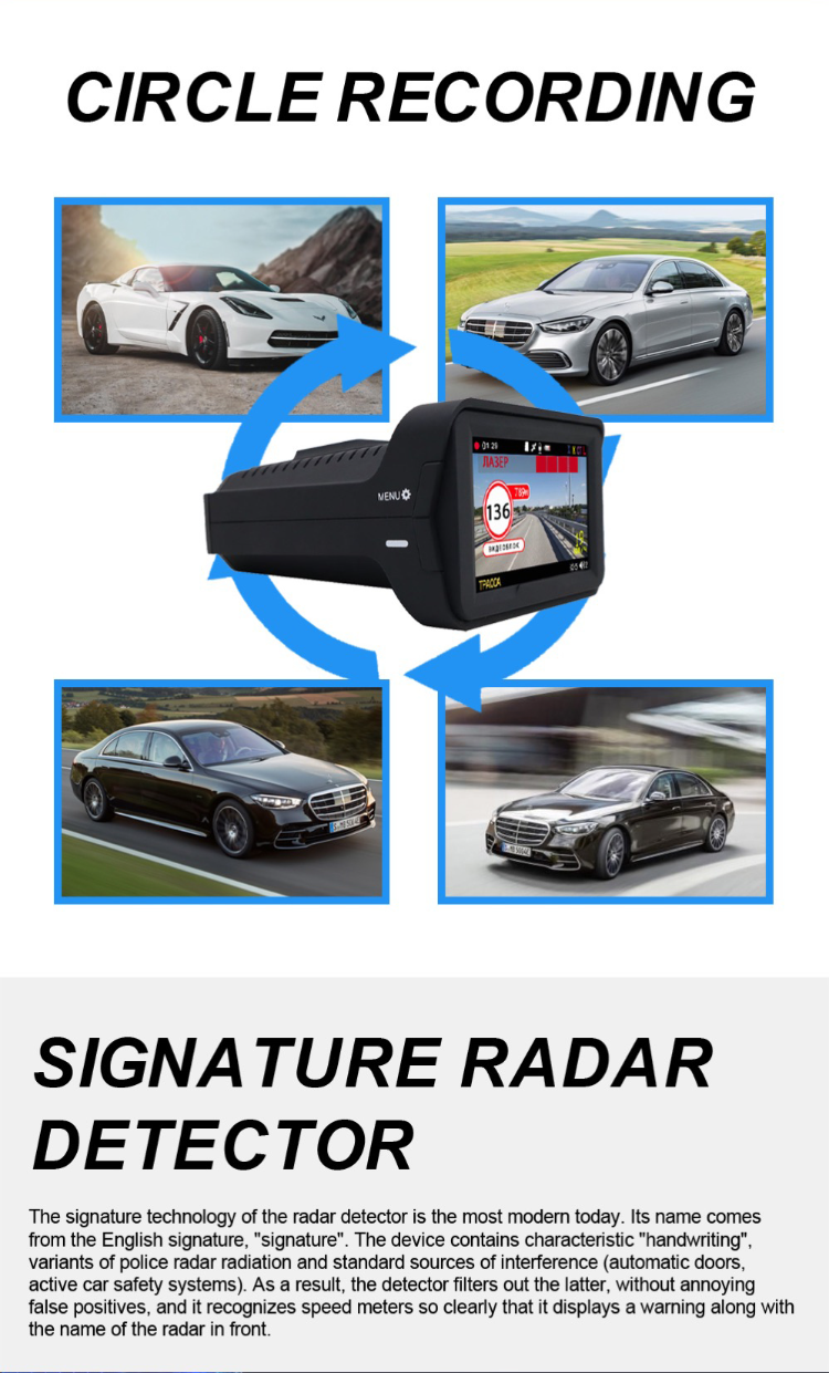 Buy Wholesale China Car Dvr Recorder Radar Laser Speed Detector 3 In 1 ...