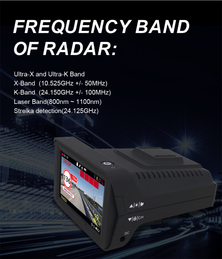 Buy Wholesale China Car Dvr Recorder Radar Laser Speed Detector 3 In 1 ...