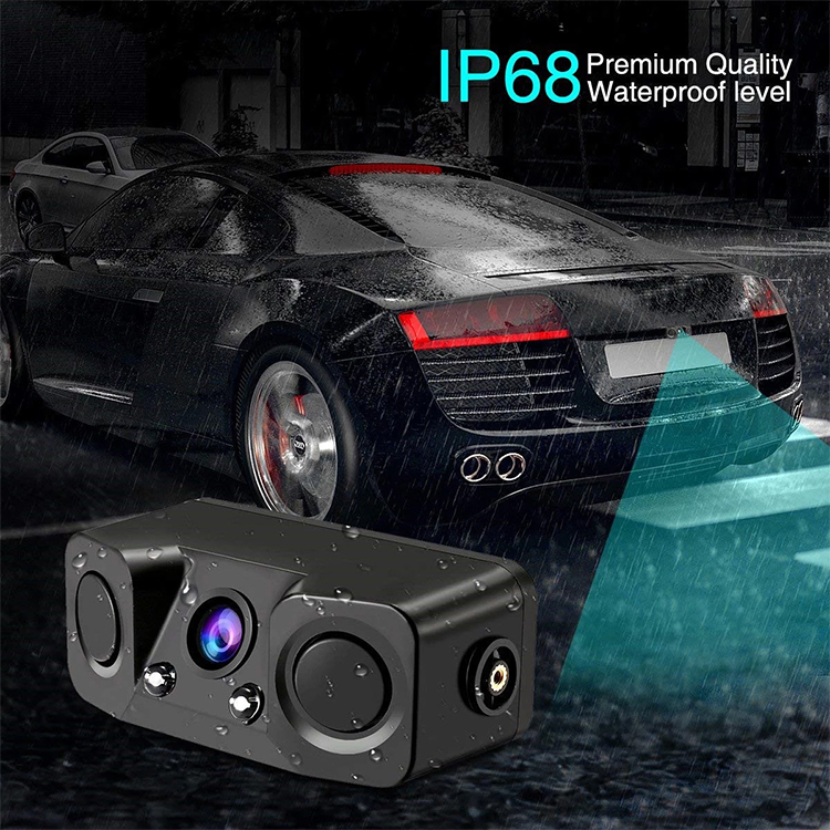 Buy Wholesale China 3 In 1 Vehicle Backup Camera Video Parking Sensor ...