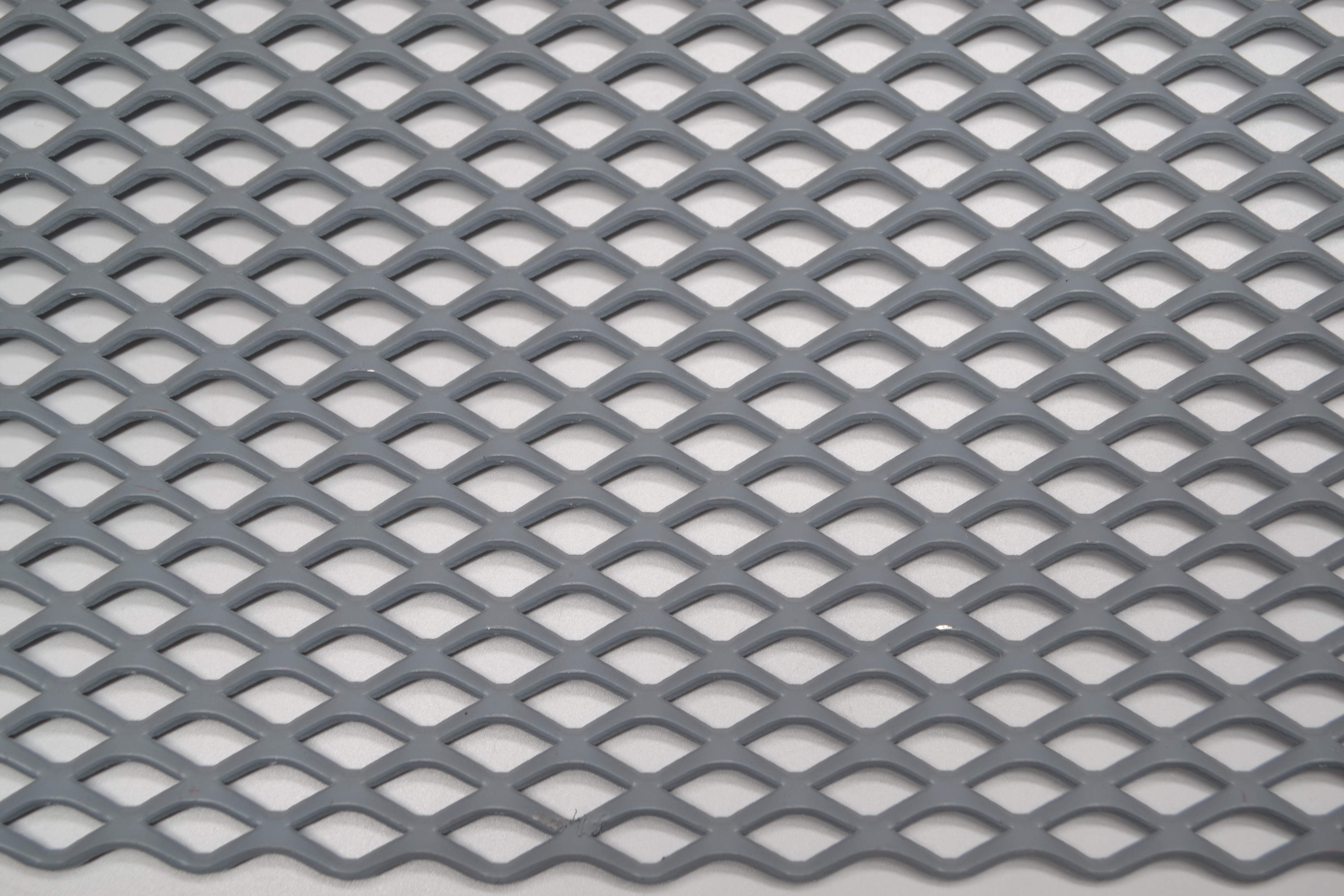 Durable And Flexible Powder Coated Flattened Aluminum Expanded Metal ...