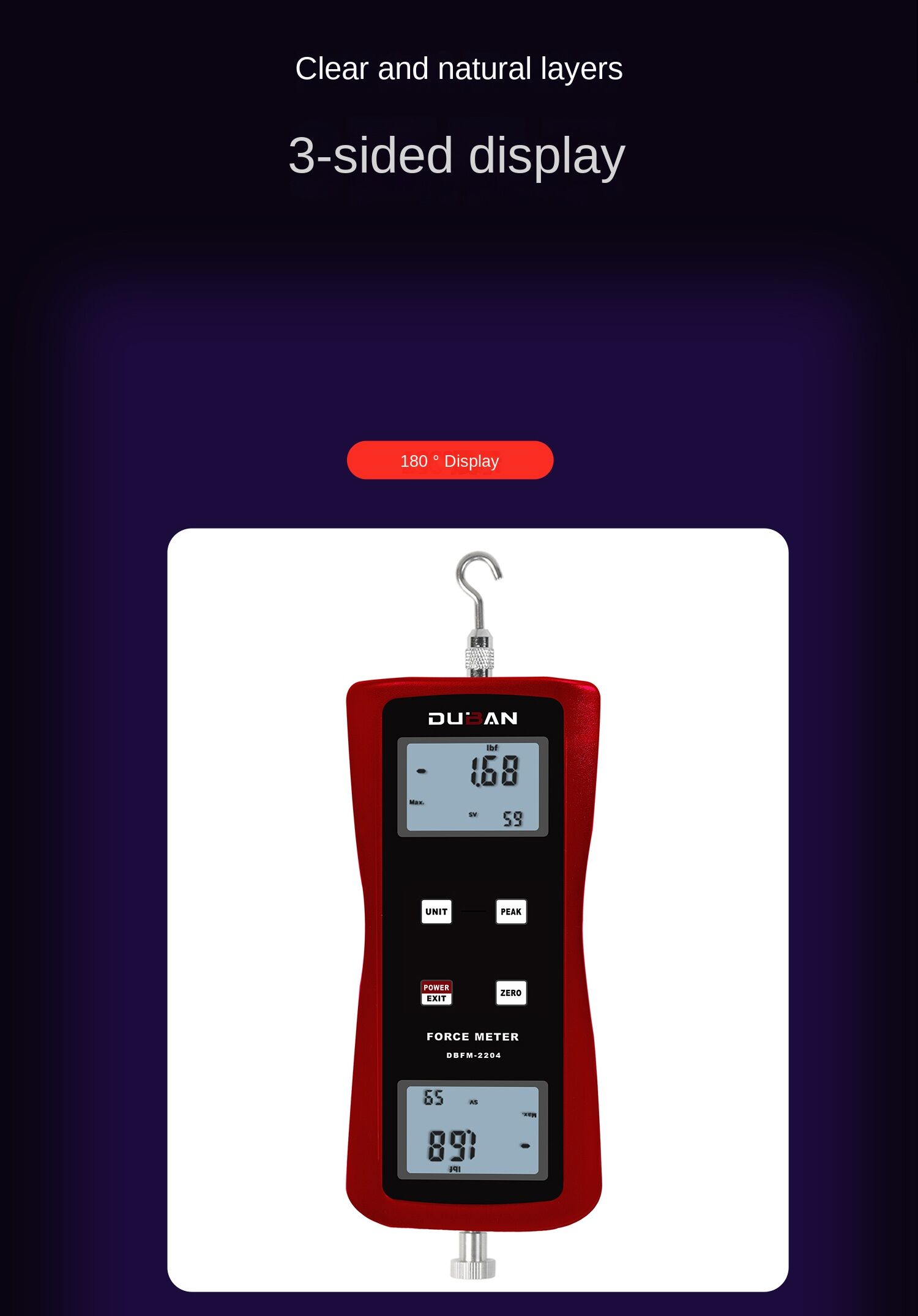 Duban Force Meter Db25-204fm-1kn - China Wholesale Force Meter $220 ...