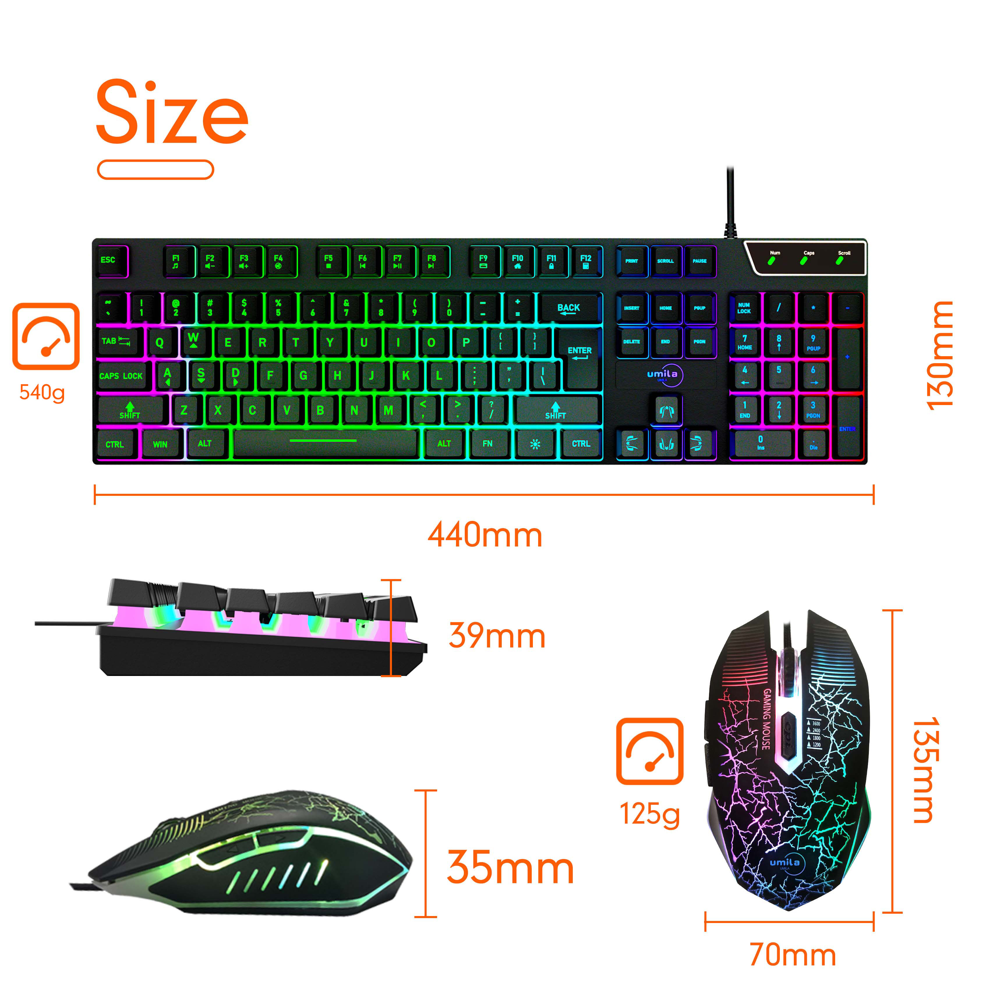 Buy Wholesale China Anti-ghosting Backlight Clavier Et Souris Gamer ...