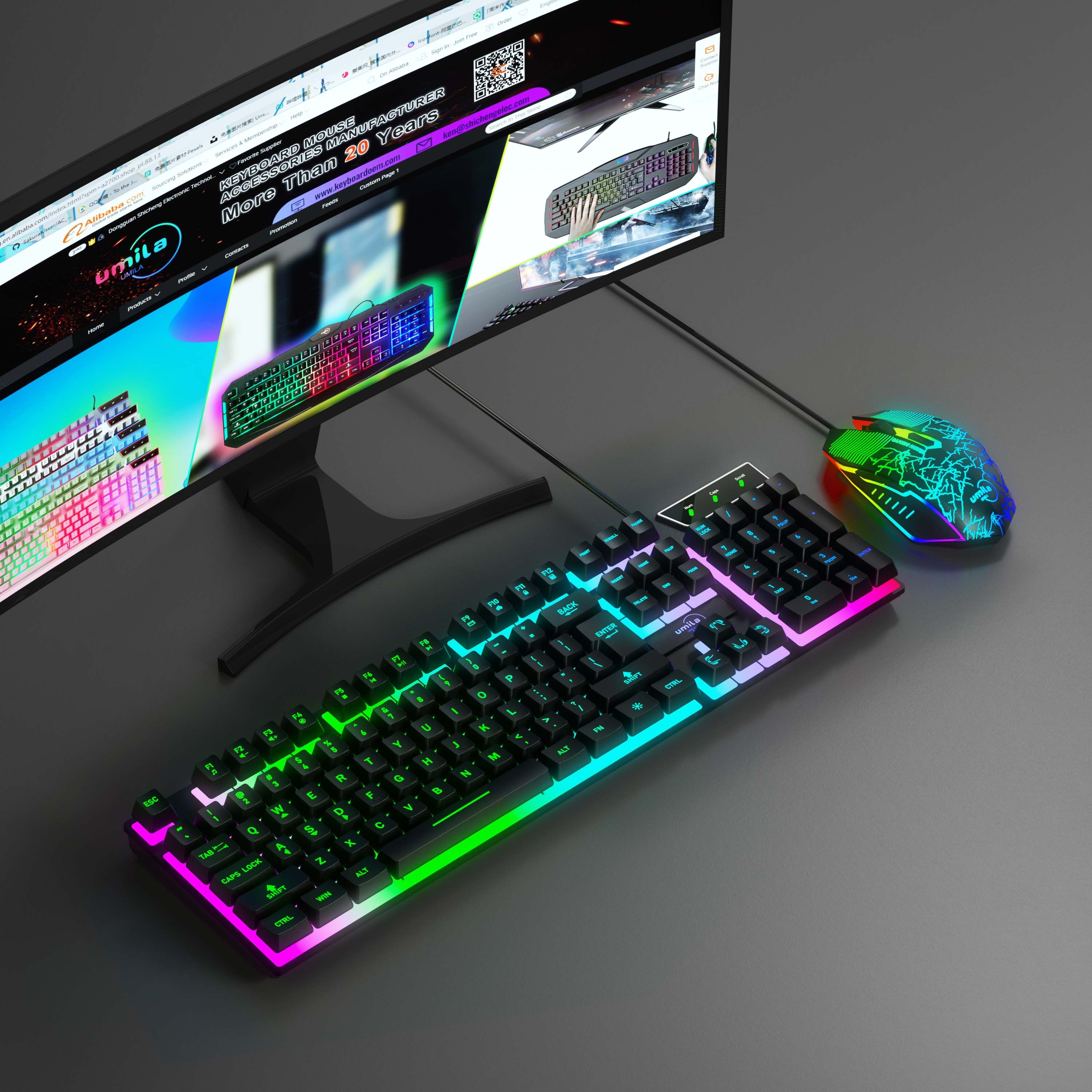 Buy Wholesale China Anti-ghosting Backlight Clavier Et Souris Gamer ...