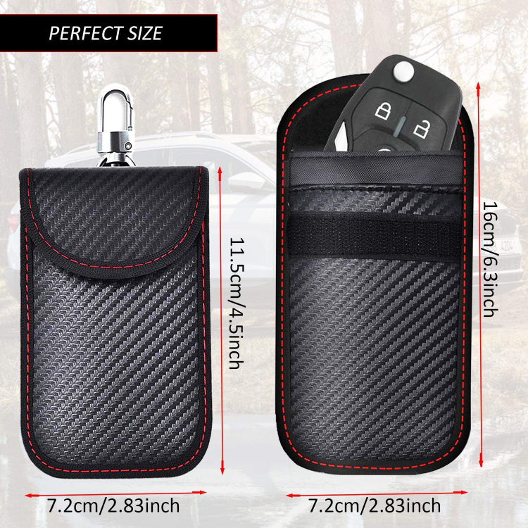 Buy Wholesale China Carbon Fiber Faraday Key Fob Protector Compact Car ...