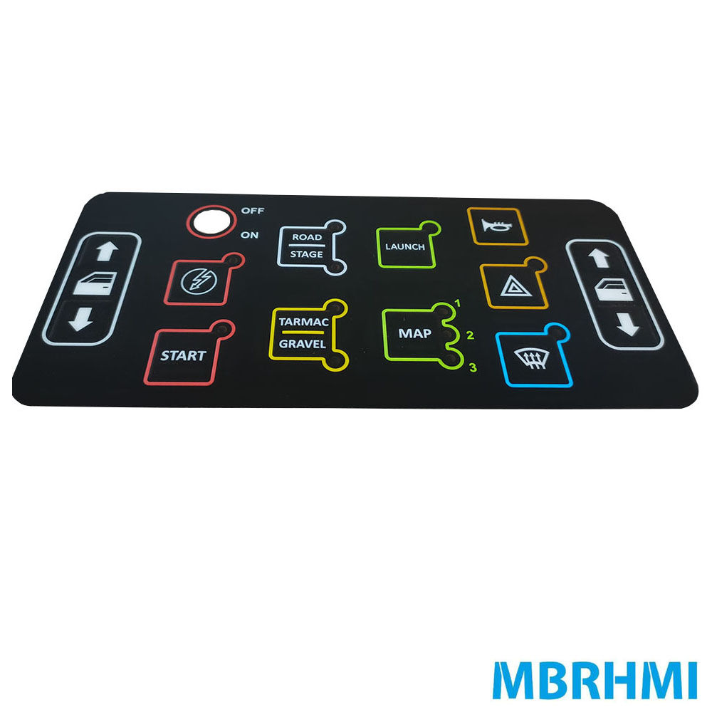 Buy Wholesale China Matte Polyester Tactile Led Custom Membrane Keypad ...