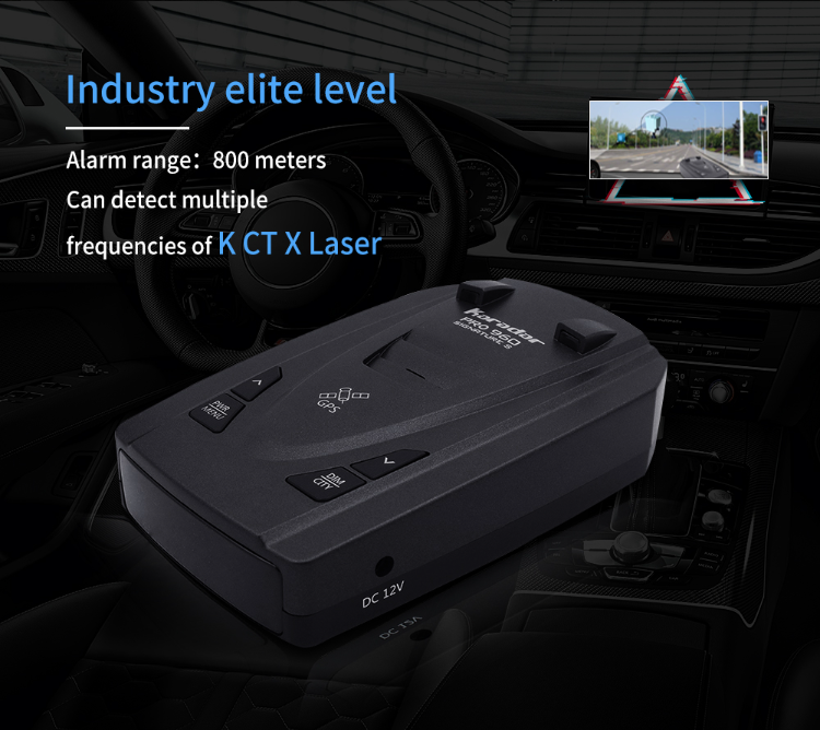 Car Speed Rader Detector Car Anti Radar Detector With English Voice ...