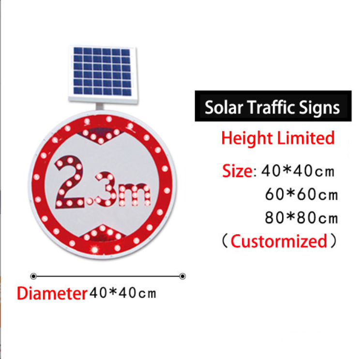 Bulk Buy China Wholesale Led Flashing Solar Traffic Sign Aluminum Solar ...