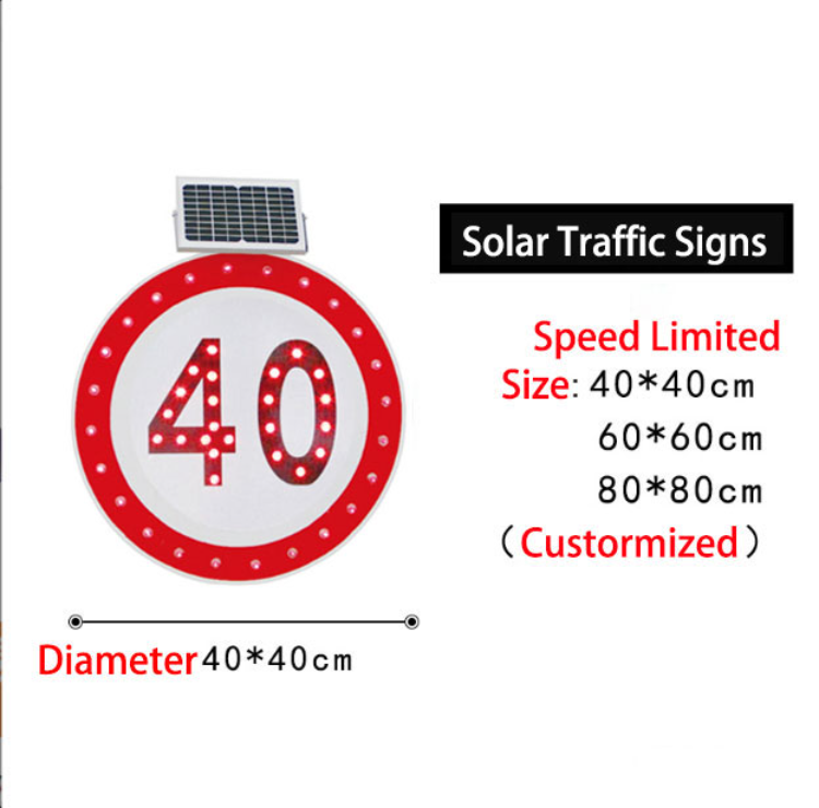Bulk Buy China Wholesale Led Flashing Solar Traffic Sign Aluminum Solar ...