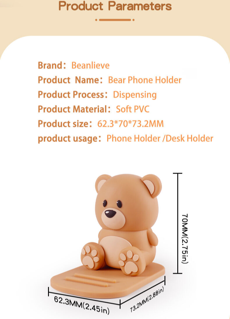 Beanlieve Adjustable Desk Bedside Video Pvc Cartoon Cute Cellphone ...