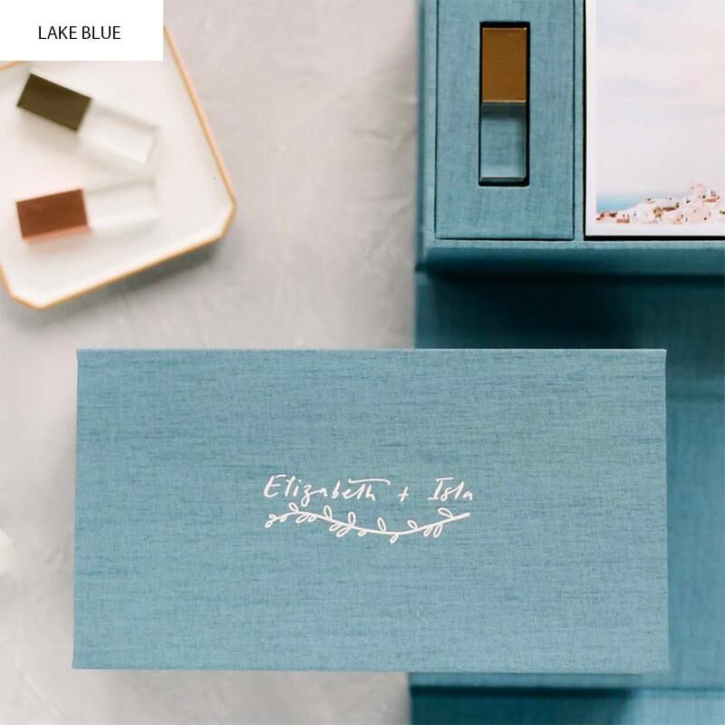 Buy Wholesale China Custom Crystal Usb Flash Drive Linen Box Usb ...