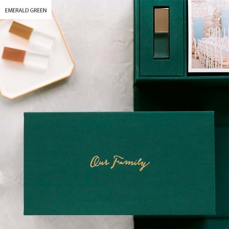 Buy Wholesale China Custom Crystal Usb Flash Drive Linen Box Usb ...