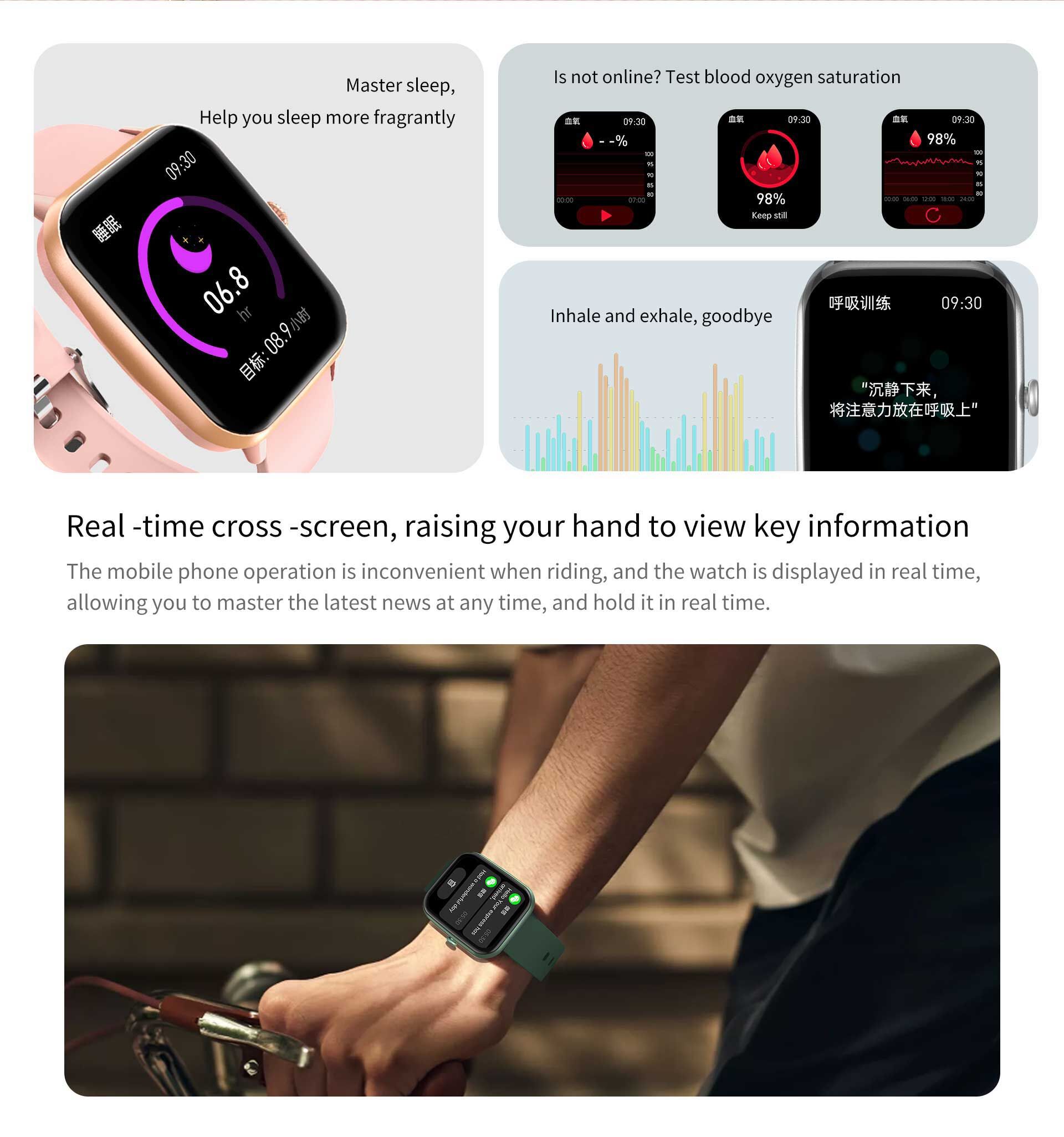 Buy Wholesale China Zwear Smartwatch Manufacturer Zl37 Blood Oxygen ...