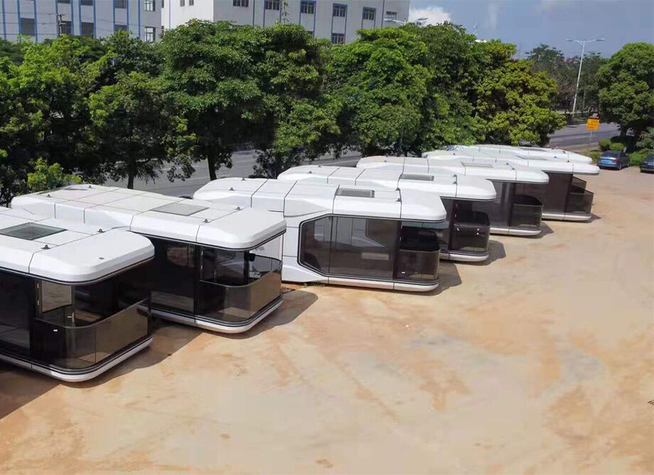 Buy Wholesale China Luxury Pre Fab Eco Space Mobile Modern Capsule Tiny ...