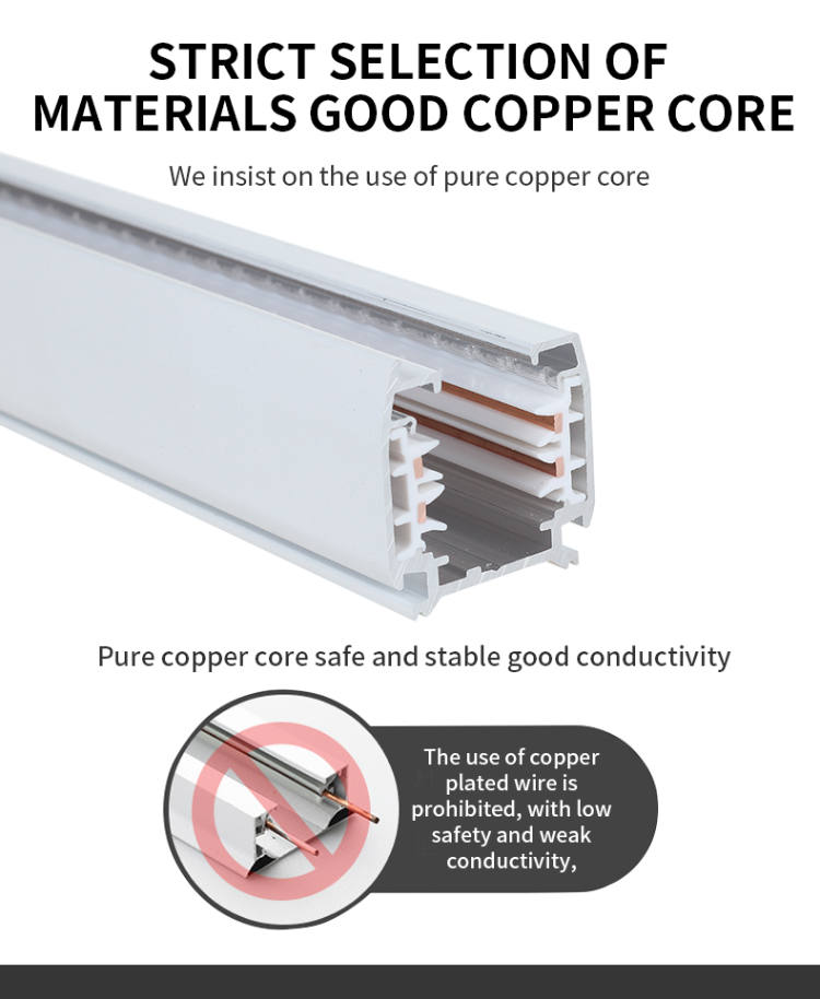 Buy Wholesale China Recessed Lighting Track Regular Version 3-circuit ...