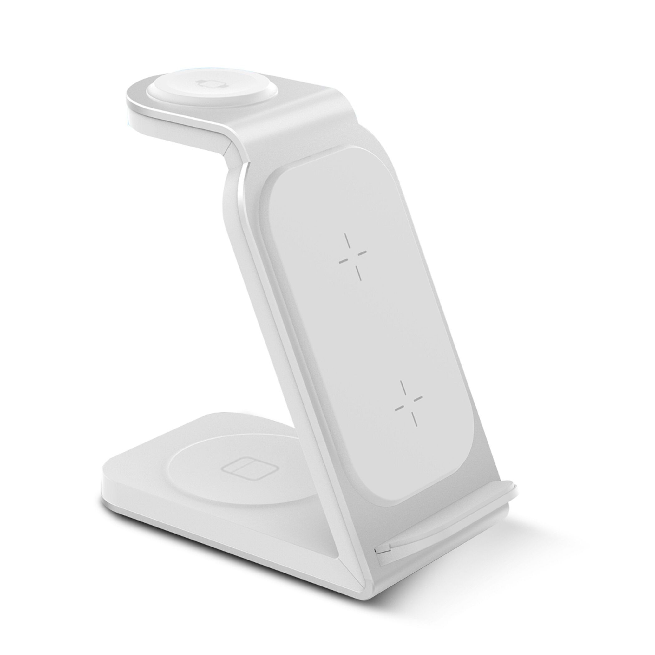 Buy Wholesale China Qi Compatible Two Coils Wireless Charger Stand 3 In ...