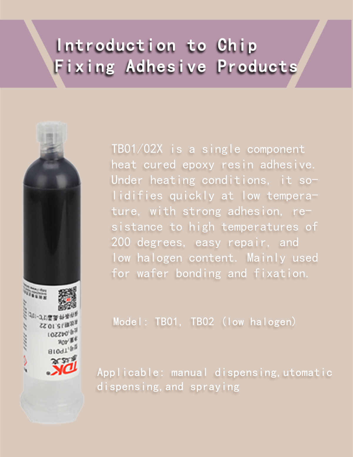 Buy Wholesale China Halogen-free Chip Fixing Adhesive Chip Bonding ...