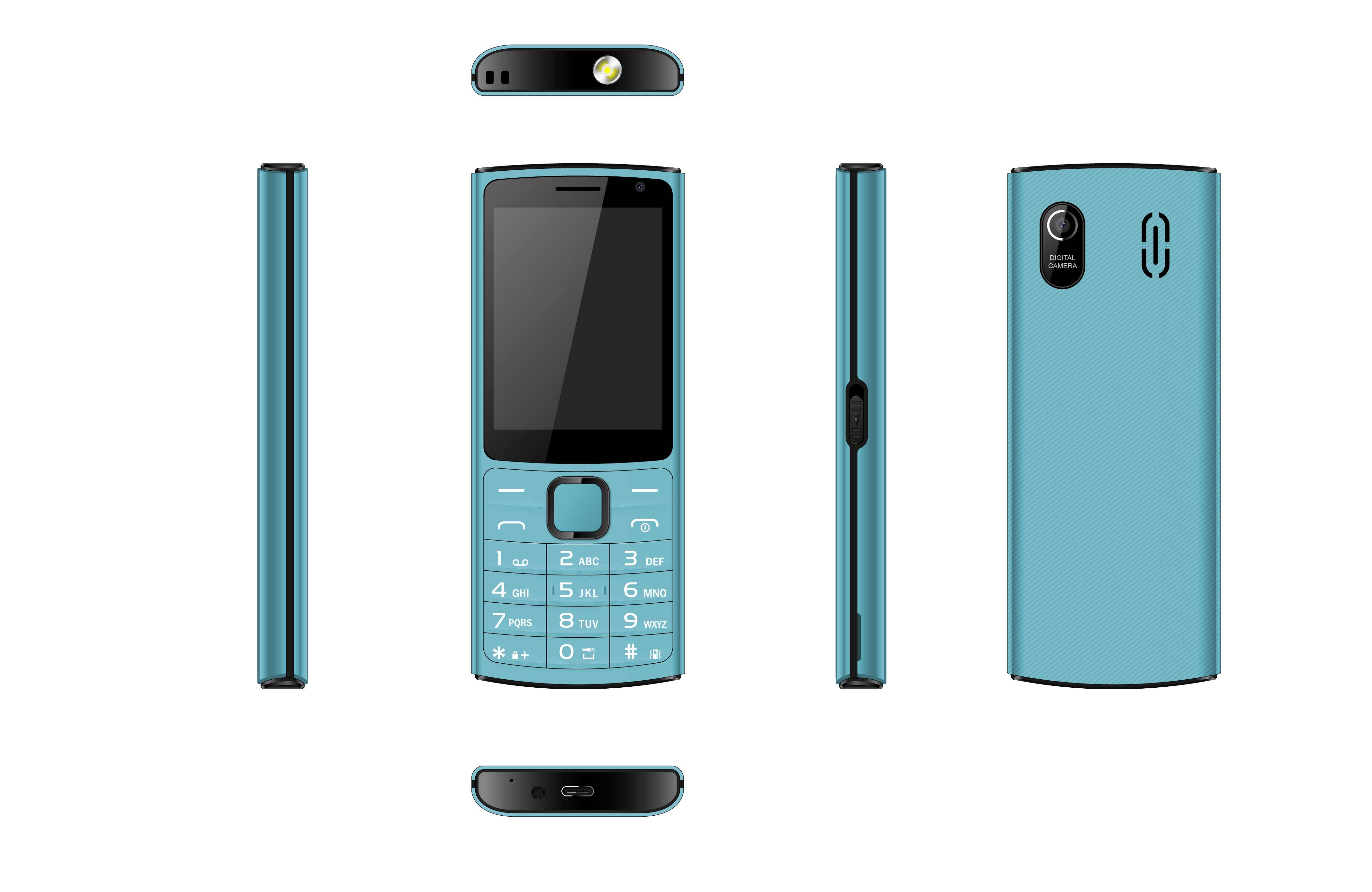 Oem Android Os Feature 4g Phone With Whatsapp Type-c, 2.8" Display, Big ...