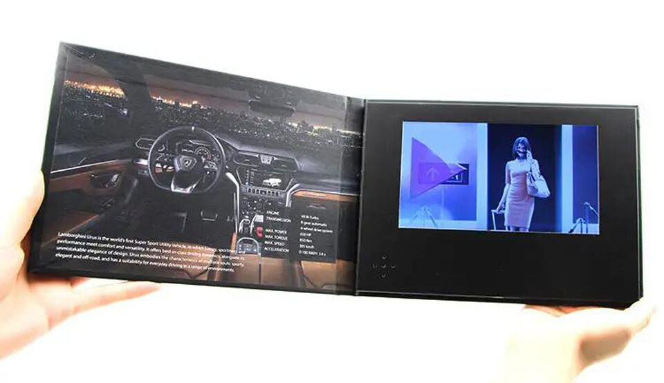 Promotional Video Book Lcd Video Brochure Mailer Video Business ...