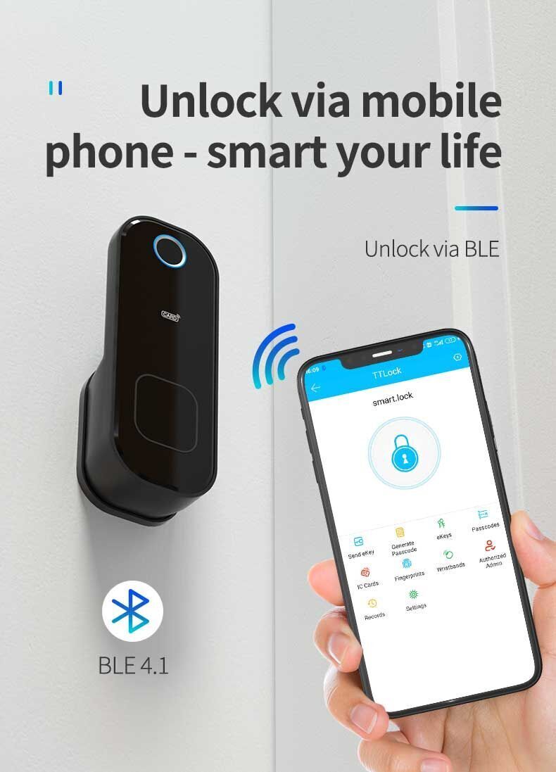 Sinovo Tec Wholesale Security Intelligent Door Lock Tuya App Lock Door ...