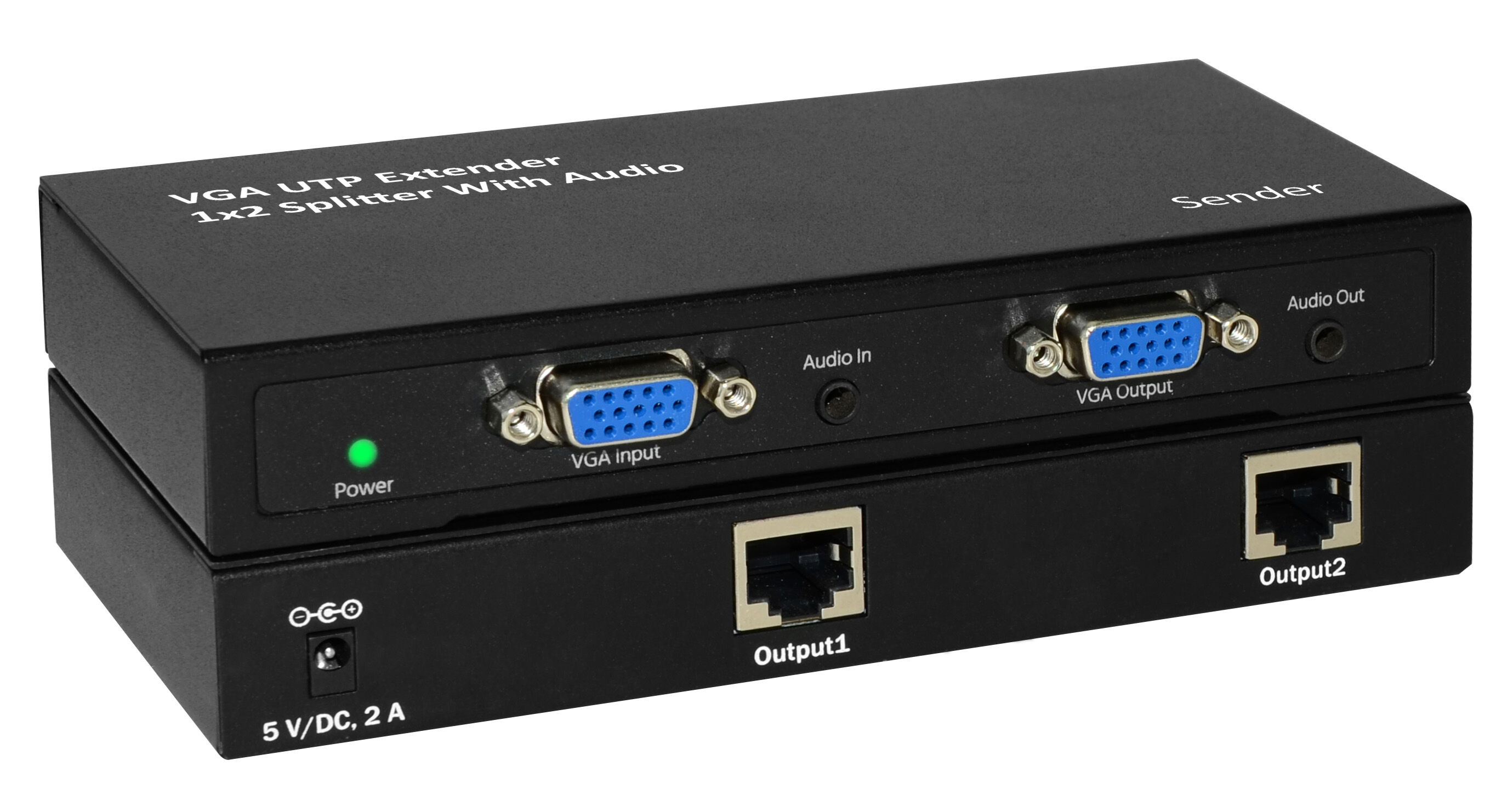 Buy Wholesale China High Quality Vga Utp Extender 1x2 Splitter With ...