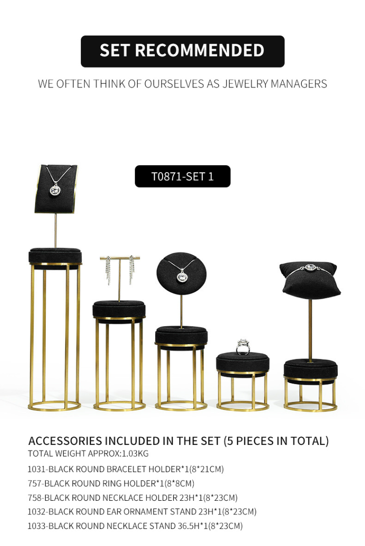 Bulk Buy China Wholesale Jourbon Microfiber Jewelry Display Stand ...