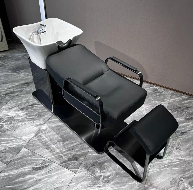 Bowl Washbasin Sprinkler Shampoo Chair With Salon Sit Half Recline Thai ...